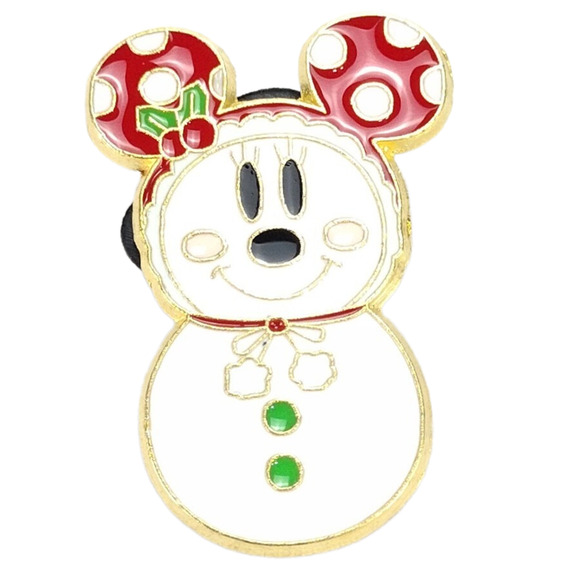 Disney | Jewelry | Minnie Mouse Snowman Collection Individual Disney ...